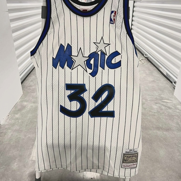 Mitchell & Ness | Shirts | Mitchell Ness Magic 32 Shaquille Oneal ...